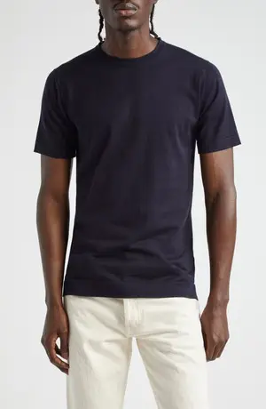 John Smedley Lorca T-shirt - Navy