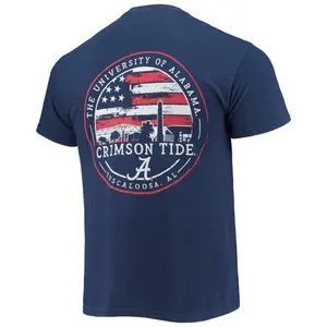 IMAGE ONE Alabama Crimson Tide Campus T-shirt - Navy