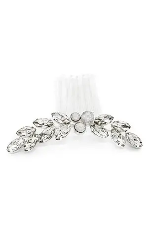 Brides & Hairpins Amber Comb - Silver