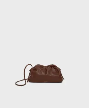 MANSUR GAVRIEL Mini Cloud Clutch Chocolate