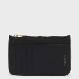 MANSUR GAVRIEL Zip Card Holder Black/flamma