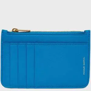 MANSUR GAVRIEL Zip Card Holder Cerulean