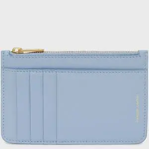 MANSUR GAVRIEL Zip Card Holder Cielo