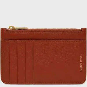 MANSUR GAVRIEL Zip Card Holder Maple
