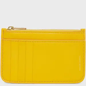 MANSUR GAVRIEL Zip Card Holder Marigold