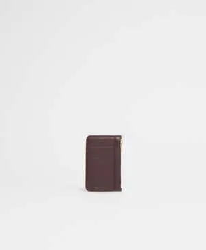 MANSUR GAVRIEL Zip Card Holder Plum