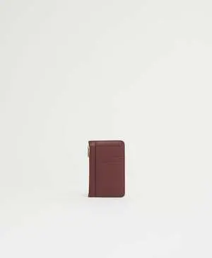 MANSUR GAVRIEL Zip Card Holder Pomegranate