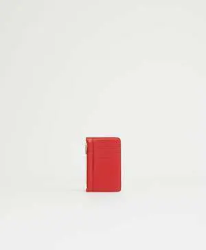 MANSUR GAVRIEL Zip Card Holder Poppy