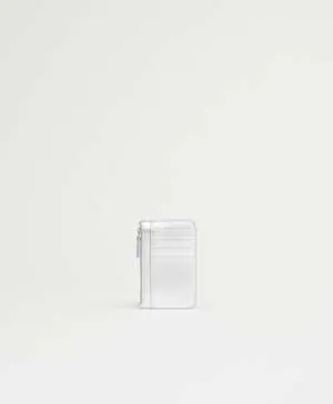 MANSUR GAVRIEL Zip Card Holder Silver