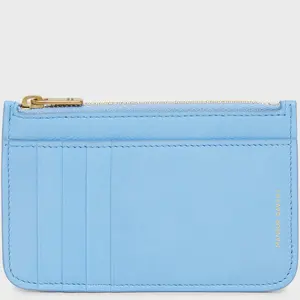 MANSUR GAVRIEL Zip Card Holder Sky
