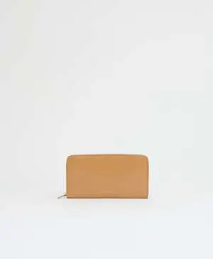 MANSUR GAVRIEL Zip Continental Wallet - Caramel/black