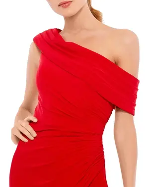 Mac Duggal Ieena Collection Asymmetrical Dress