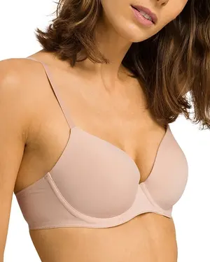 Hanro Cotton Sensation T-shirt Bra - Beige