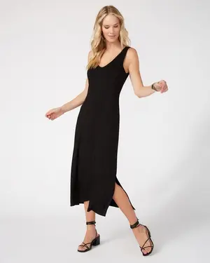Karen Kane Brigitte Jersey Midi Dress - Black