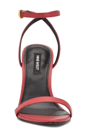 Nine West Reina Ankle Strap Sandal - Medium Red