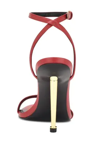Nine West Reina Ankle Strap Sandal - Medium Red