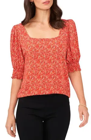 Chaus Floral Knit Top