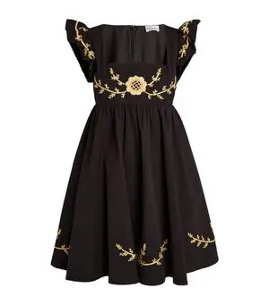 Red Valentino Cotton Mini Dress