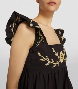 Red Valentino Cotton Mini Dress