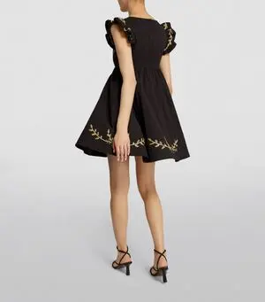 Red Valentino Cotton Mini Dress
