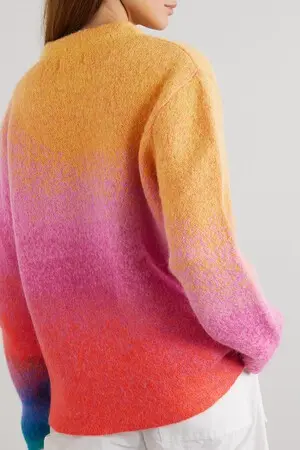 ERL Ombré Jacquard-knit Sweater