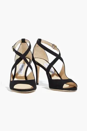 JIMMY CHOO Emily Suede Sandals