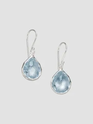 Ippolita Rock Candy Sterling & Blue Topaz Teardrop Earrings - Silver