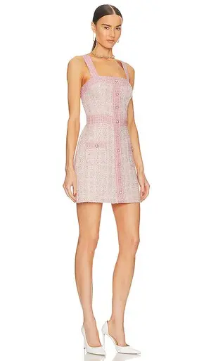 Amanda Uprichard Archie Tweed Mini Dress
