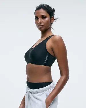 Chantelle High Impact Sports Bra - Black/grey