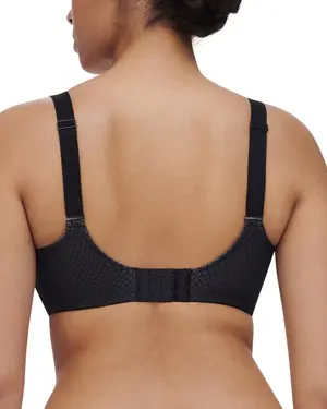 Chantelle High Impact Sports Bra - Black/grey
