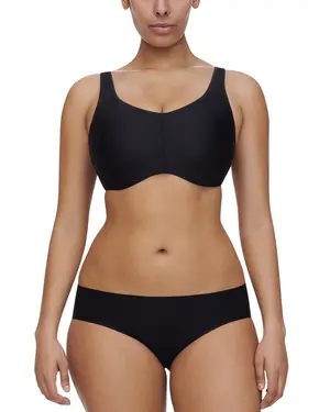 Chantelle High Impact Sports Bra - Black/grey