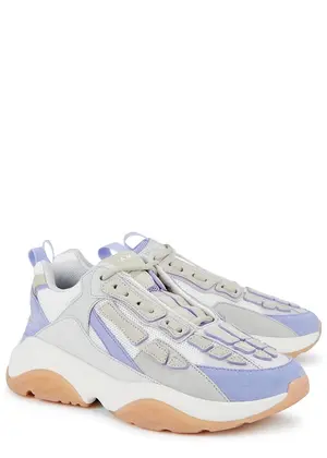 Amiri Bone Runner Panelled Sneakers Blue