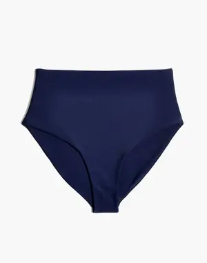 Madewell Jade Swim® Bound High-waist Bikini Bottom - Navy