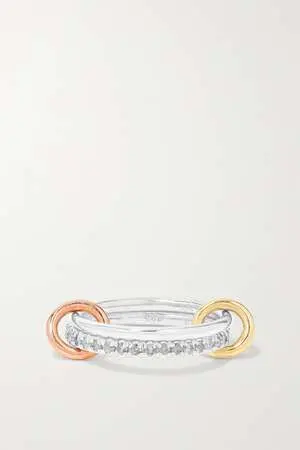 SPINELLI KILCOLLIN Marigold Sterling And Gold Diamond Rings - Silver