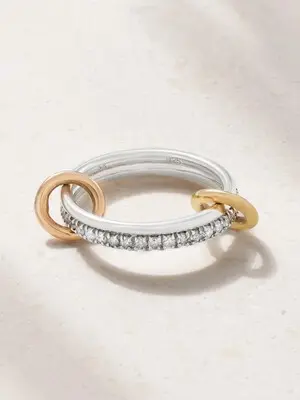 SPINELLI KILCOLLIN Marigold Sterling And Gold Diamond Rings - Silver