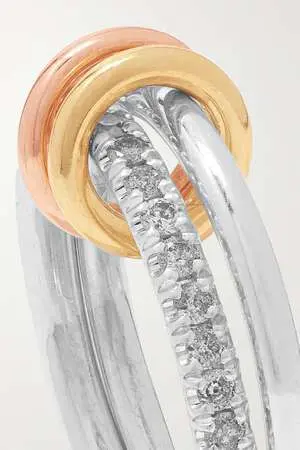 SPINELLI KILCOLLIN Marigold Sterling And Gold Diamond Rings - Silver