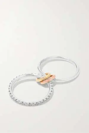 SPINELLI KILCOLLIN Marigold Sterling And Gold Diamond Rings - Silver
