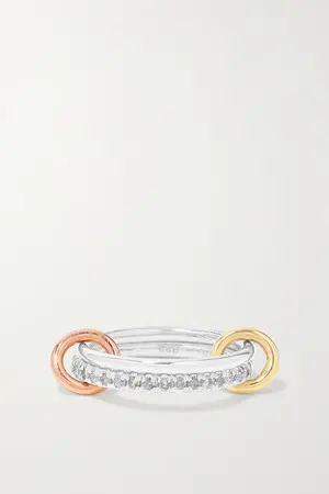 SPINELLI KILCOLLIN Marigold Sterling And Gold Diamond Rings - Silver