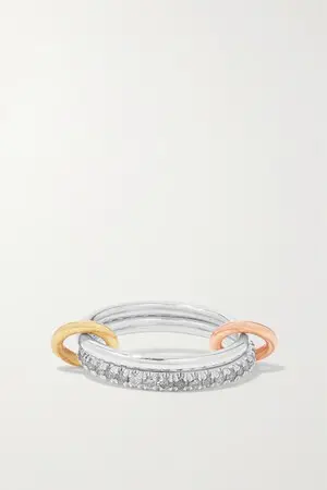 SPINELLI KILCOLLIN Marigold Sterling And Gold Diamond Rings - Silver