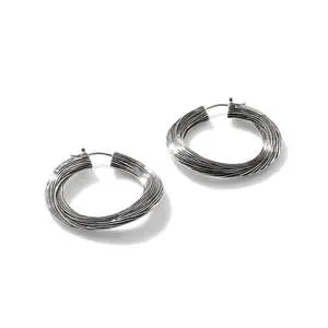 John Hardy Bamboo Hoop Earrings