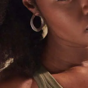John Hardy Bamboo Hoop Earrings