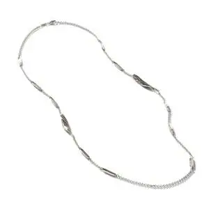 John Hardy Bamboo Woven Sautoir Necklace - Multicolor