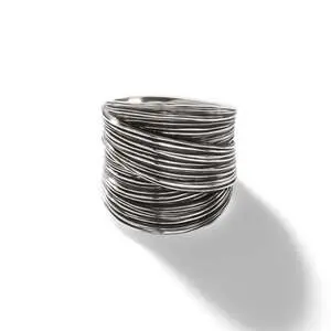 John Hardy Bamboo Saddle Ring - Sterling Silver