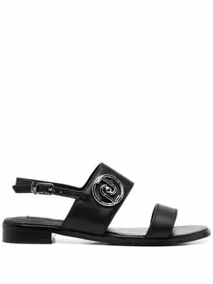 Liu Jo Erin Logo-plaque Slingback Sandals