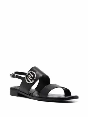 Liu Jo Erin Logo-plaque Slingback Sandals