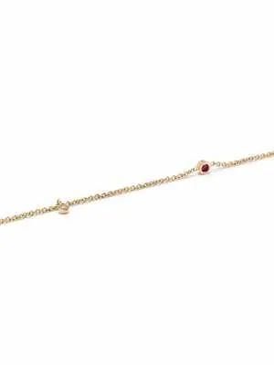 WE BY WHITEBIRD 18kt Yellow Diamond And Ruby Bracelet