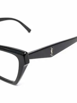 Saint Laurent Logo Square Frame Glasses