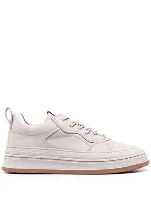BUTTERO® Leather Panelled High-top Sneakers