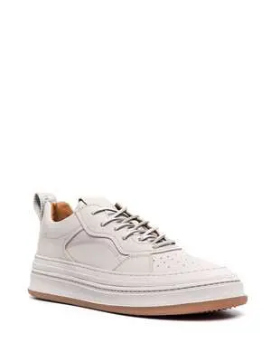 BUTTERO® Leather Panelled High-top Sneakers
