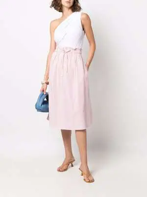 Woolrich Striped Poplin Skirt